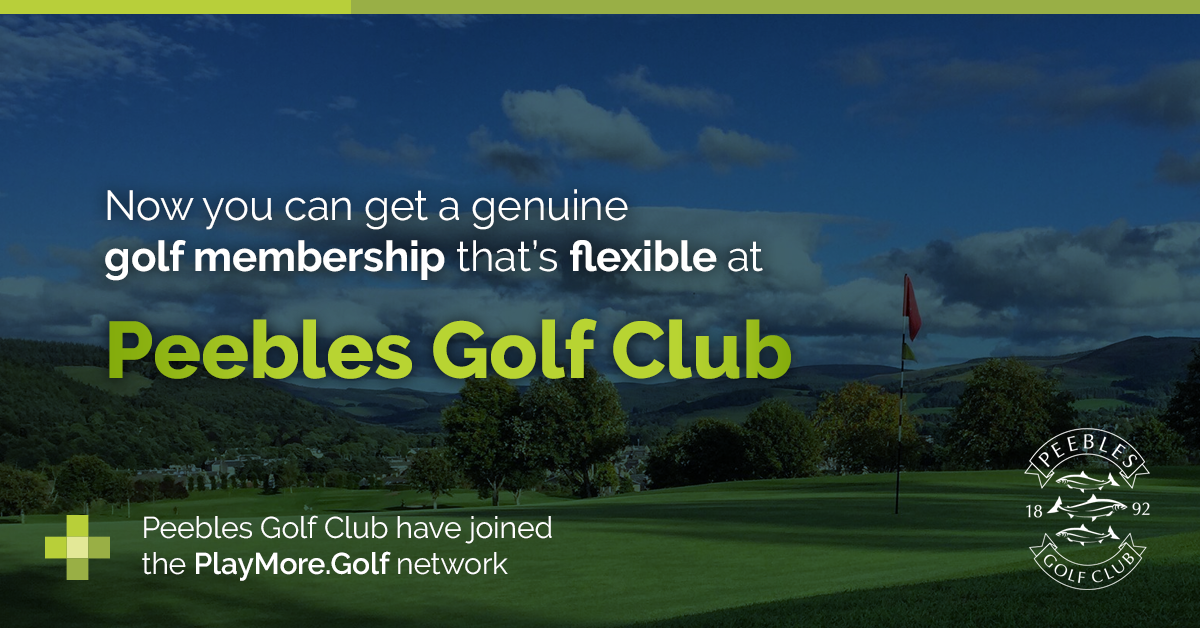 Flexible Golf Membership At Peebles Golf Club